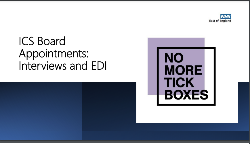 NHS England — East of England » Publications and practical resources