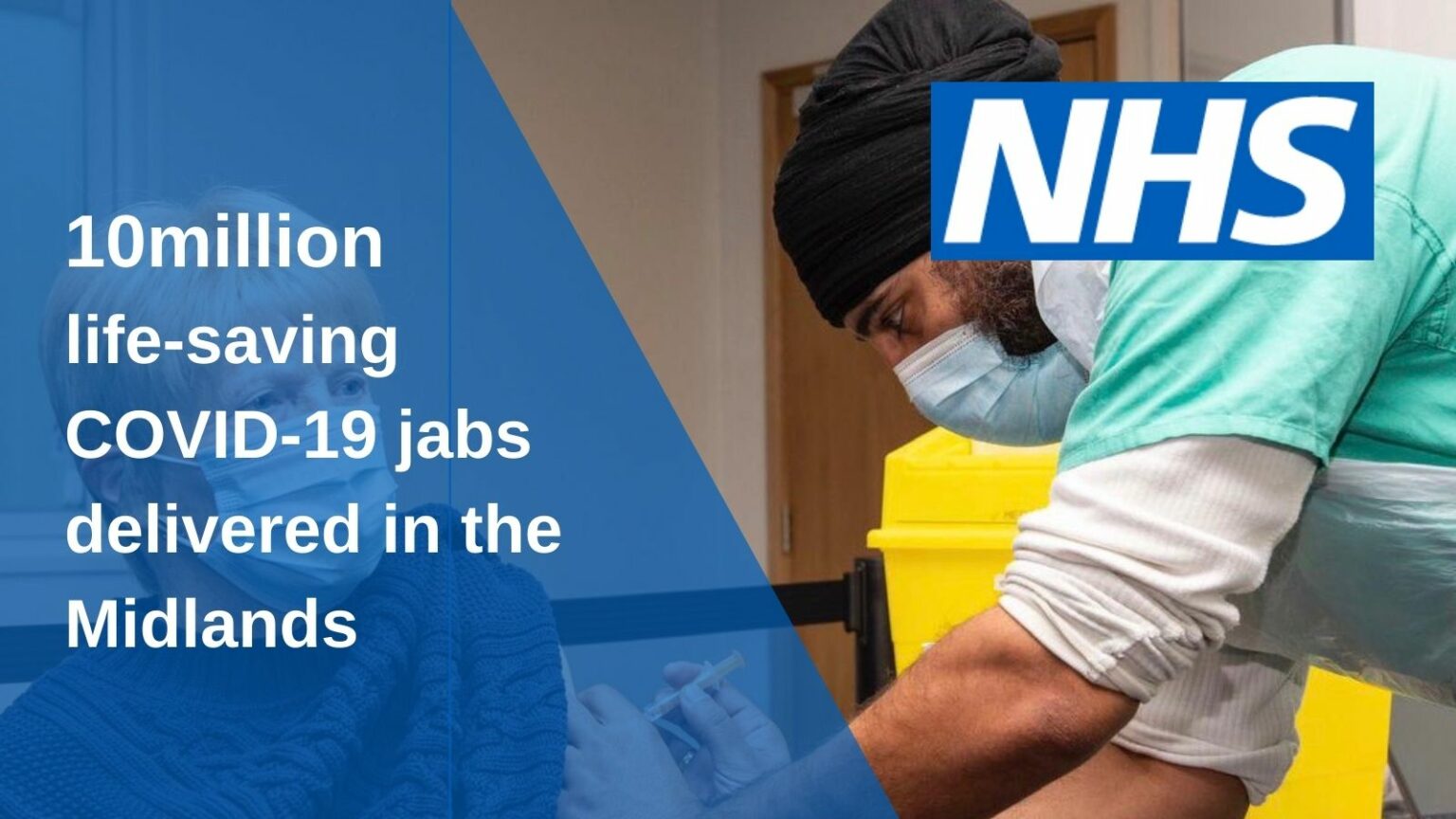 NHS England — Midlands » 10million life-saving COVID-19 jabs delivered ...