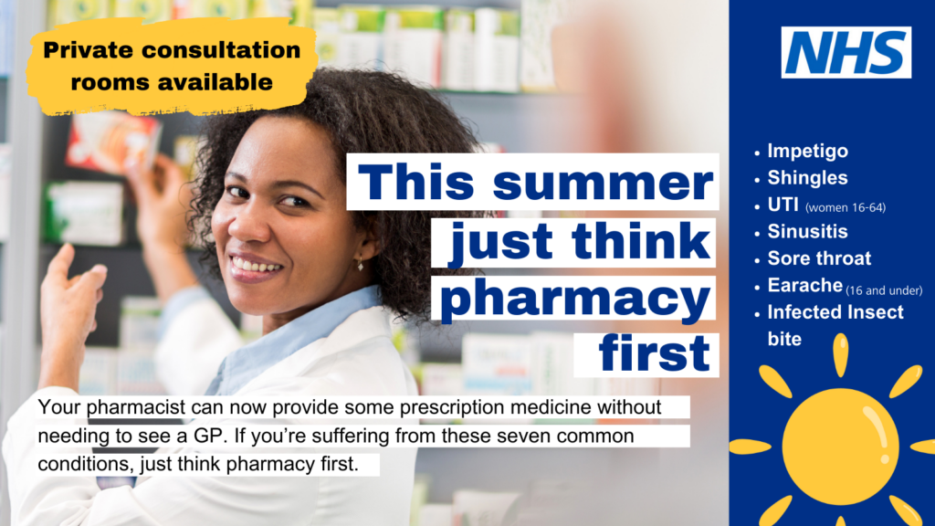 NHS England — Midlands » Pharmacy first resources