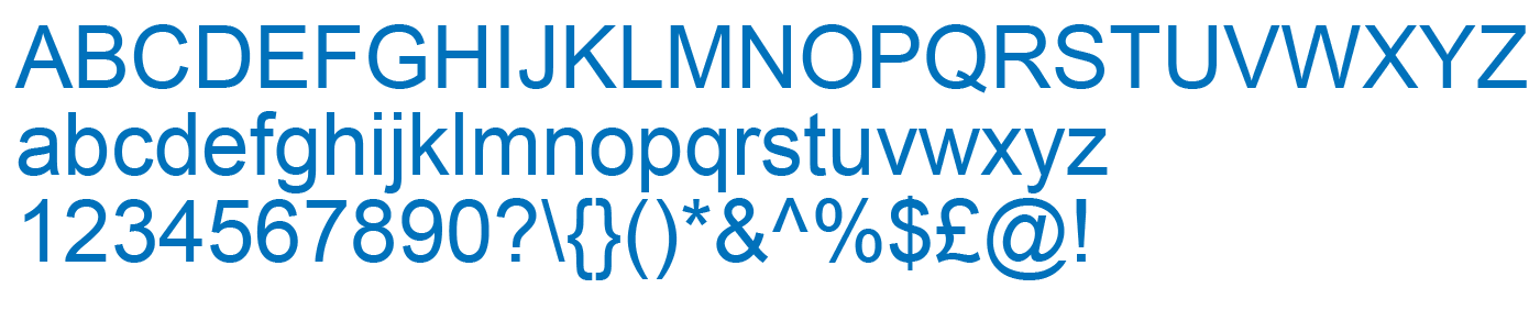 NHS Identity Guidelines | Fonts