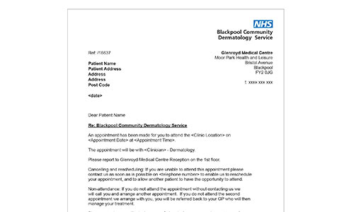 Fake Nhs Letter Template Warsstart
