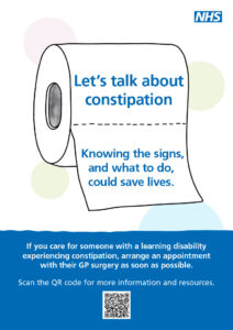 NHS England » Let’s talk about constipation – poster for carers ...