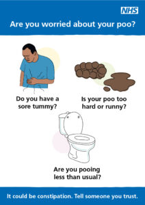 NHS England » Are you worried about your poo? – poster for people with ...