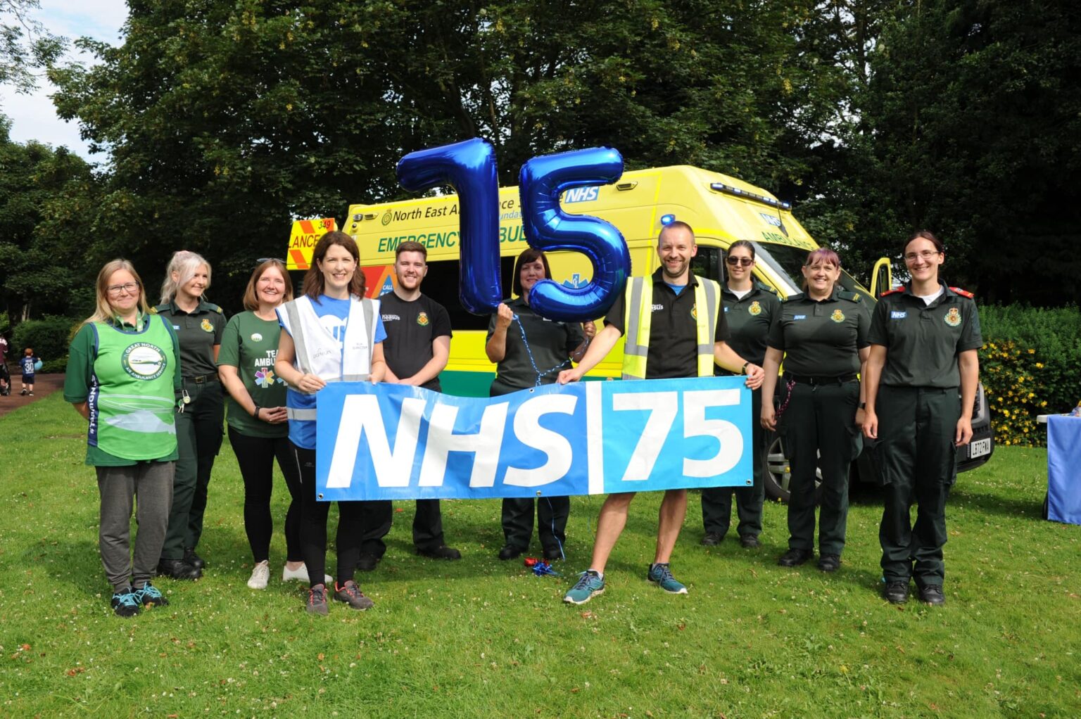 NHS England » Saltwell Junior Park Run celebrating NHS 75th Anniversary.