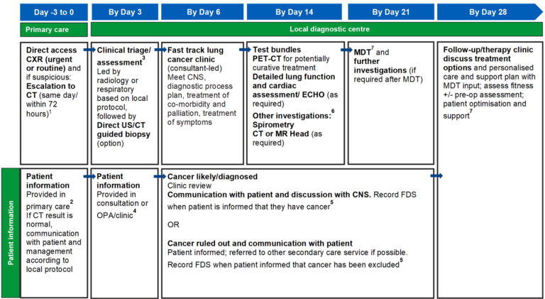 NHS England » Implementing a timed lung cancer diagnostic pathway